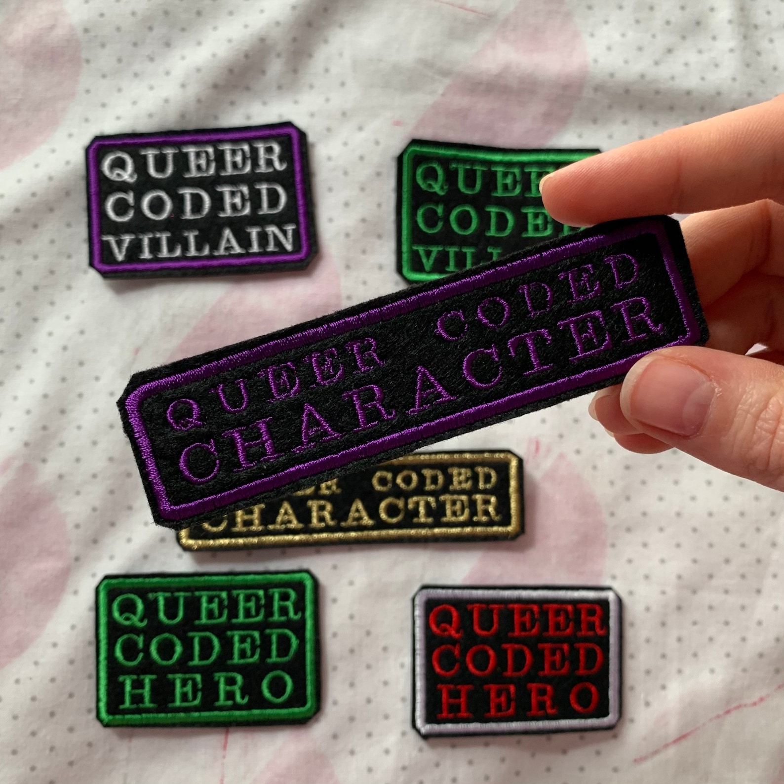 Queer Coded Character/villain/hero Patch Iron On Multiple - Etsy UK