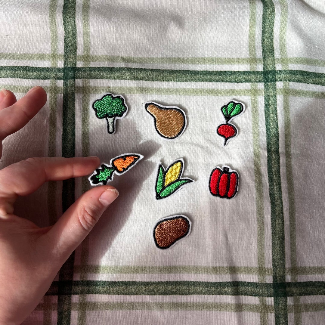 Tiny Vegetable Patch Set | Iron On! | Cottagecore Collection - Etsy