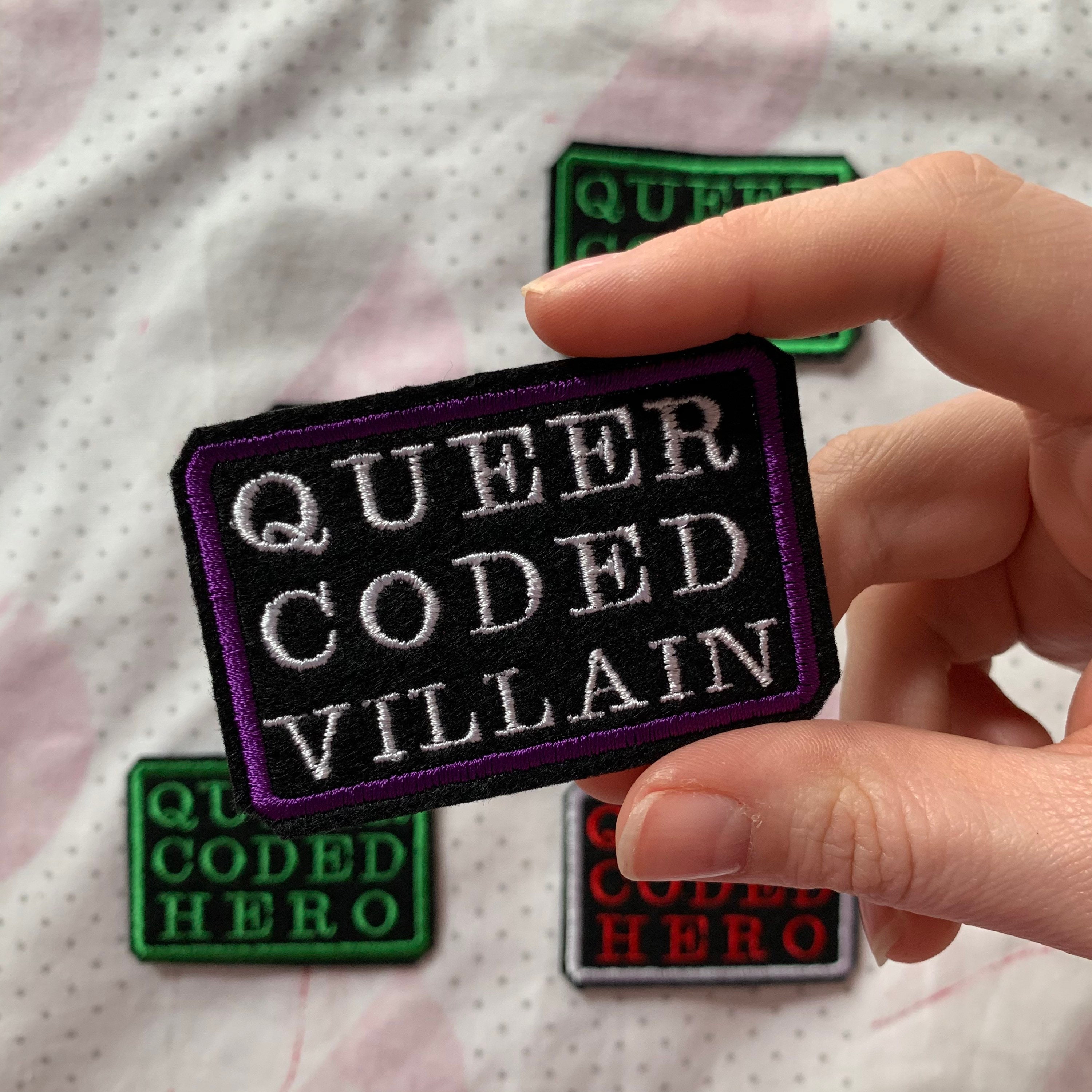 Queer Coded Character/villain/hero Patch Iron On Multiple - Etsy UK