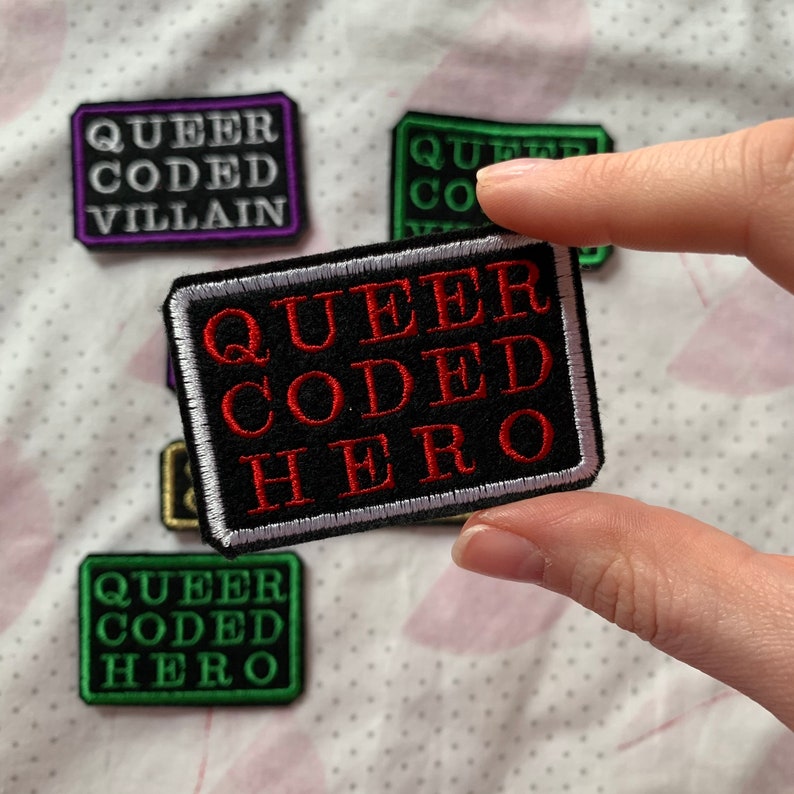 Queer Coded Character/villain/hero Patch Iron On Multiple - Etsy