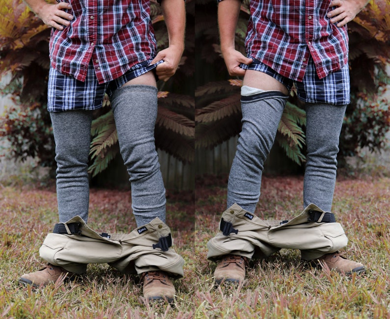 Mens Leg Warmer Warm Base Layer Leg Cover Warm Underwear - Etsy