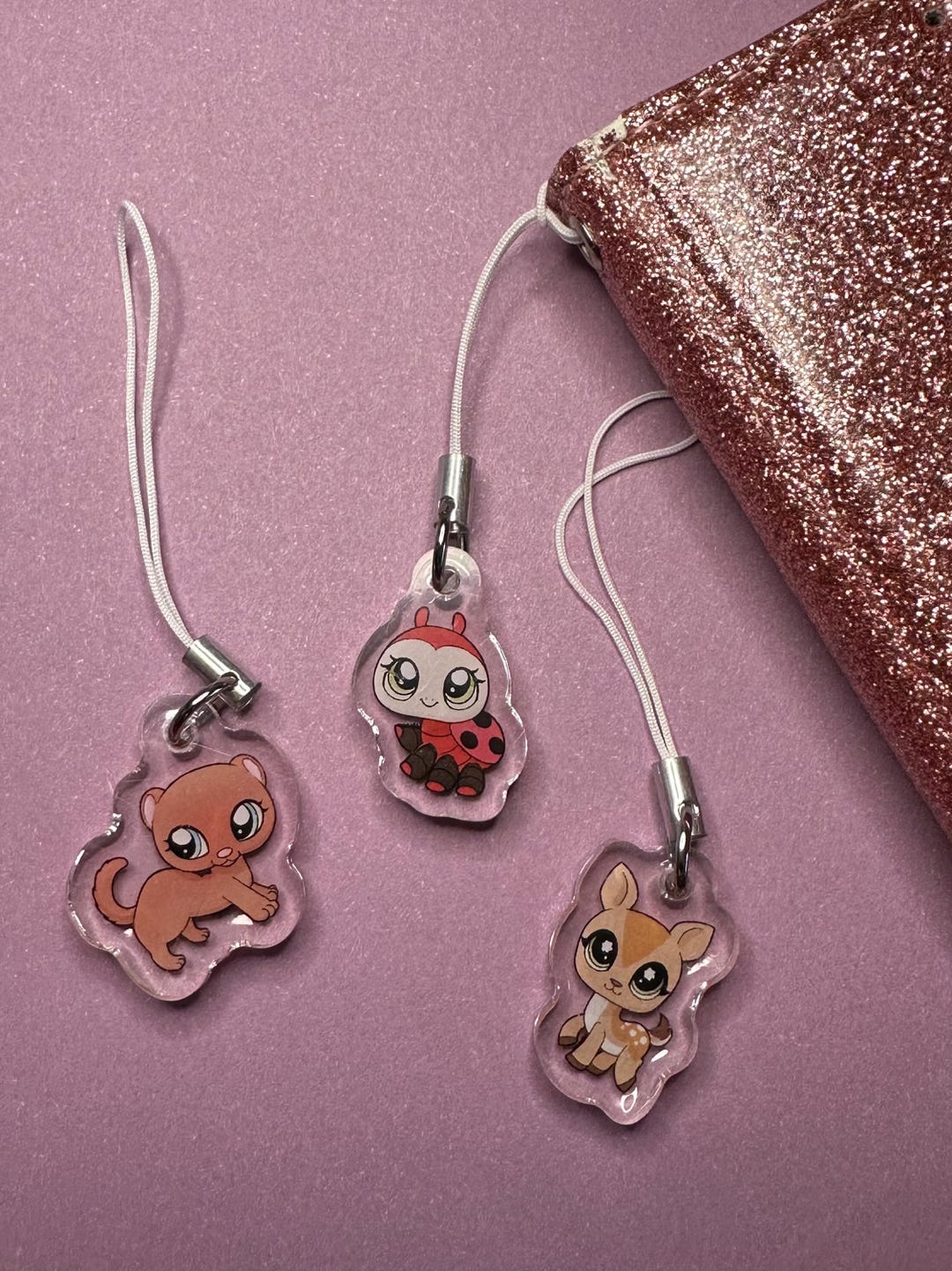 LPS Acrylic Charm, Double Sided Art, Phone Charm - Etsy
