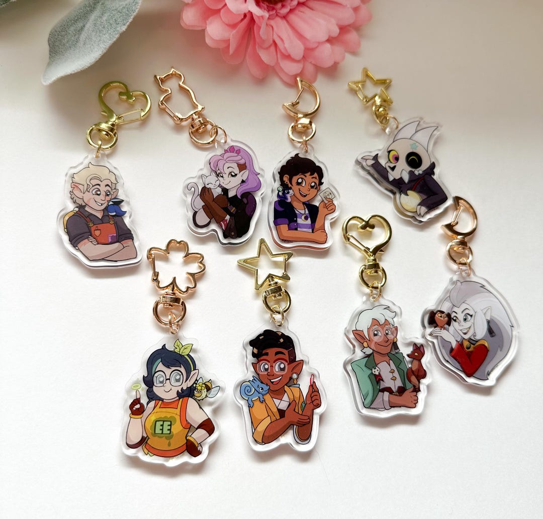 Owl House Fan Art – Acrylic Keychain & Waterproof Vinyl Sticker - Etsy UK