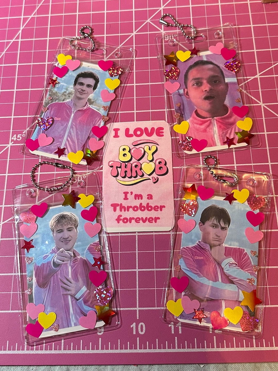 Boy Throb Fanart Buttons and Fan Made Photo Cards - Etsy