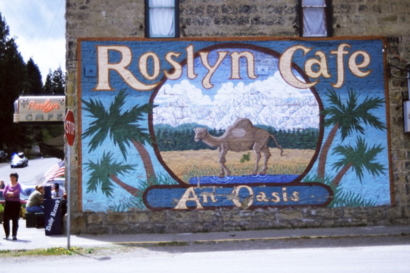Roslyn Cafe blue decor Northern Exposure TV Show Roslyn WA | Etsy