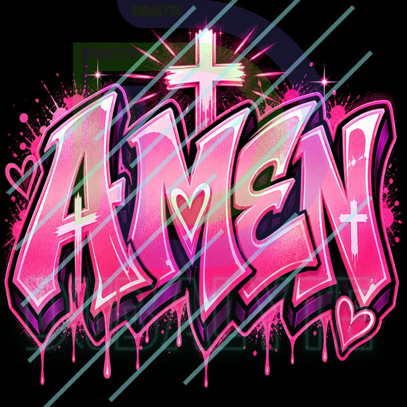 Pink Faith Graffiti Emotes | Twitch, Kick, Discord | 7 Emotes (6-static ...