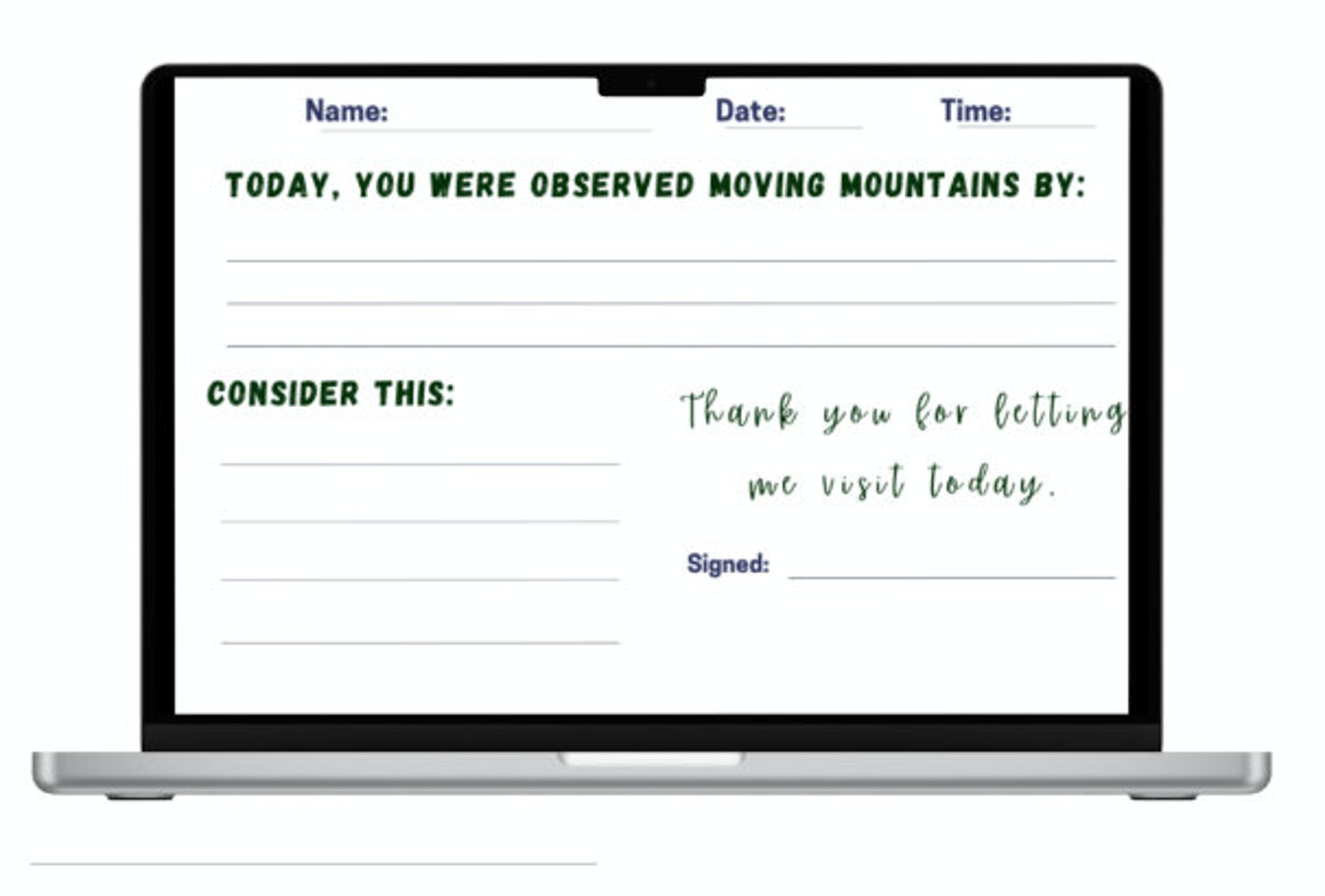Classroom Walkthrough Form - Etsy