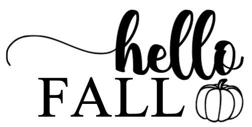 Hello Fall Pumpkin SVG PNG Cutting Design - Etsy