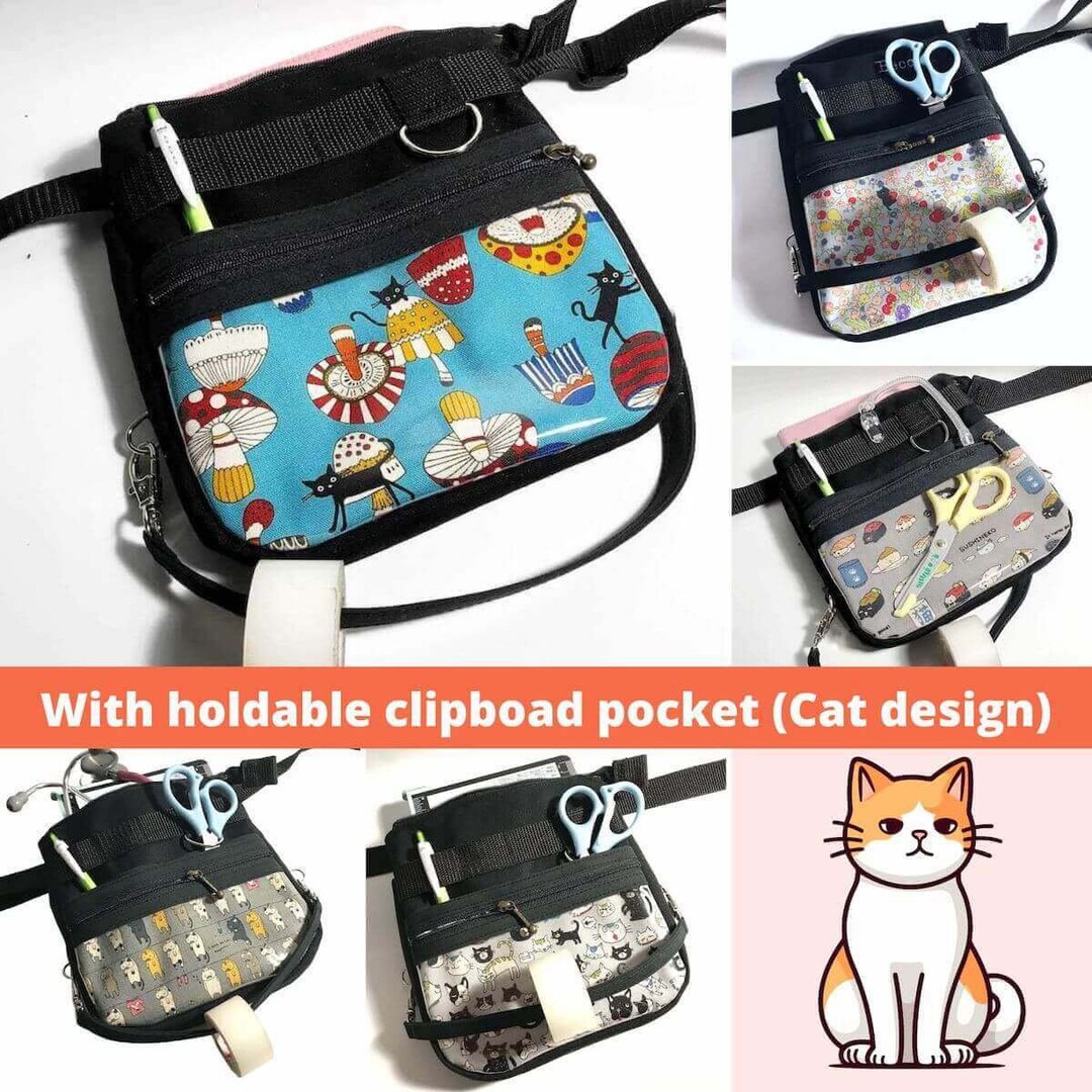 Best Nurse Waist Bag With Clipboard Pocket - Etsy