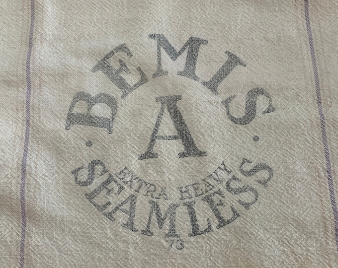 Bemis A Grain Sack, Extra Heavy Seamless, Large Cotton Canvas Weight ...
