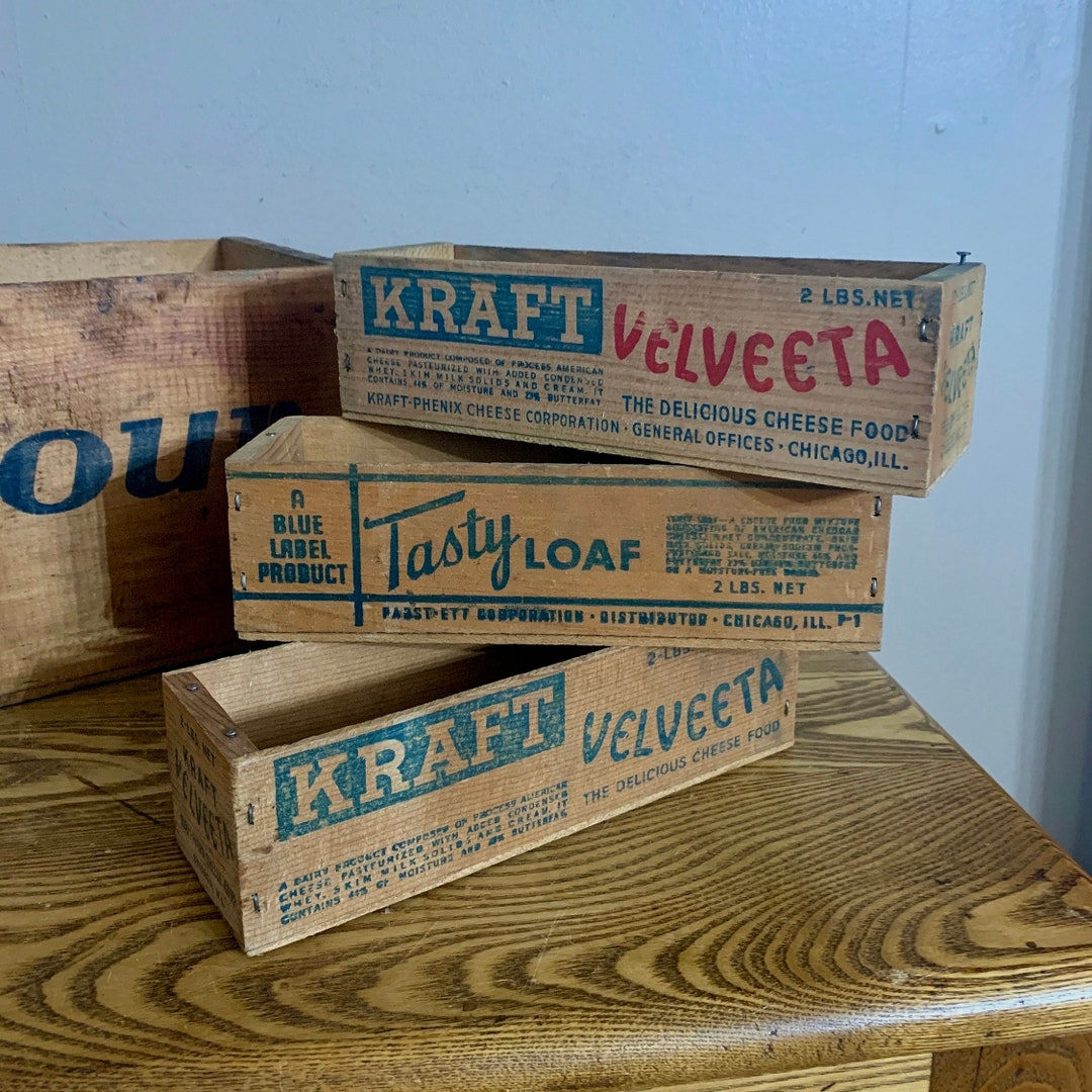 CHOICE Wooden Cheese Box, Vintage 2 Pound Size Box, CHICAGO Advertising ...