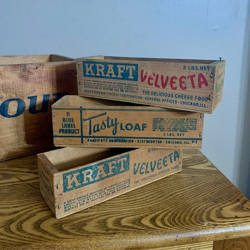 Vintage Cheese Box - Etsy