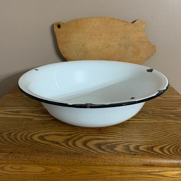 White Enamelware - Etsy