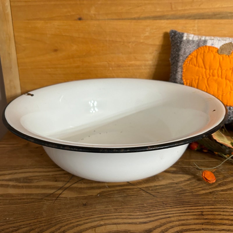 Vintage Enamel Pan - Etsy