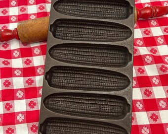 Griswold Cast Iron Crispy Corn Stick Pan, Vintage No 273 Erie PA USA ...