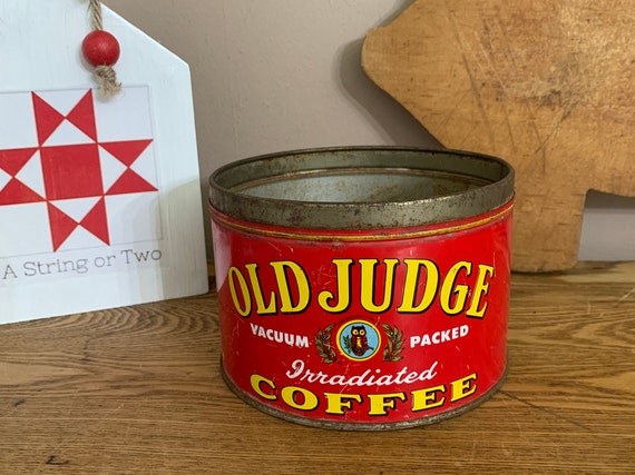 Old Vintage Coffee Can