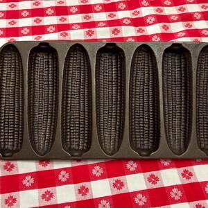 Vintage Wagner Ware Cast Iron Corn Stick Pan, Cornbread 7 Cornsticks ...