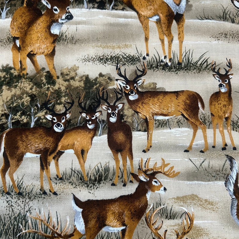 Deer Fabric - Etsy