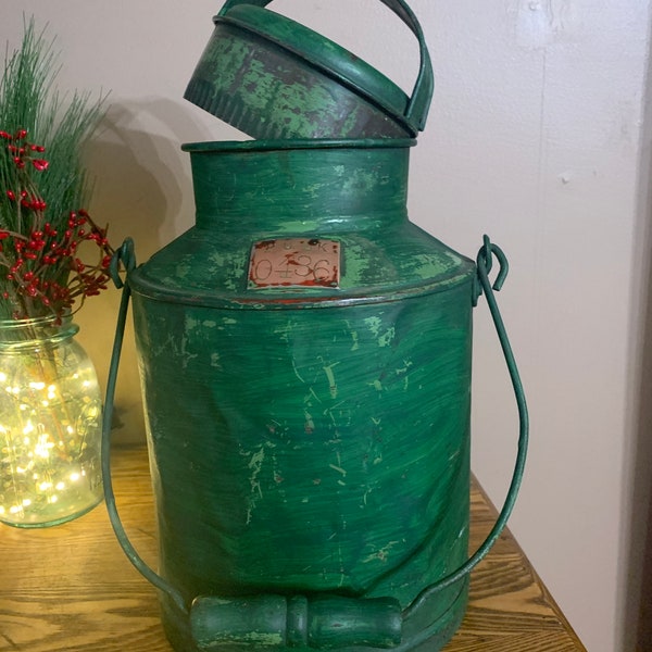 Painted Milk Cans - Etsy