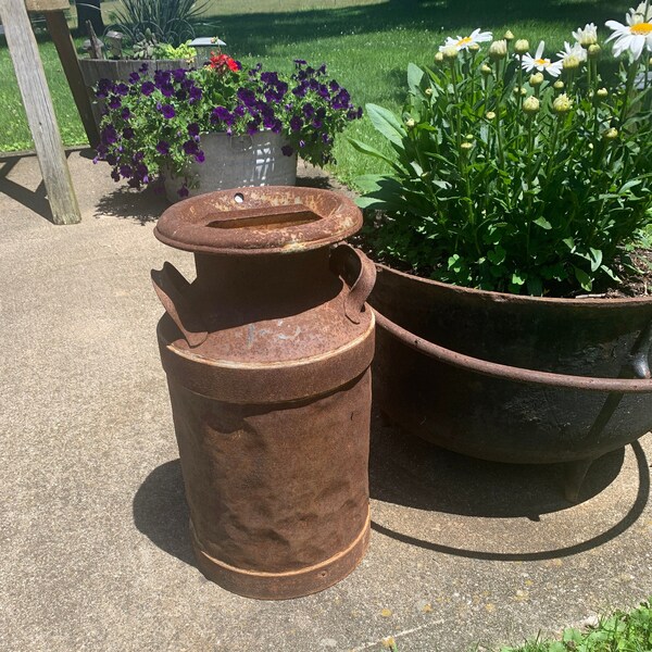 Vintage Milk Can - Etsy