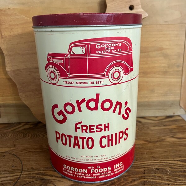Potato Chip Tins - Etsy