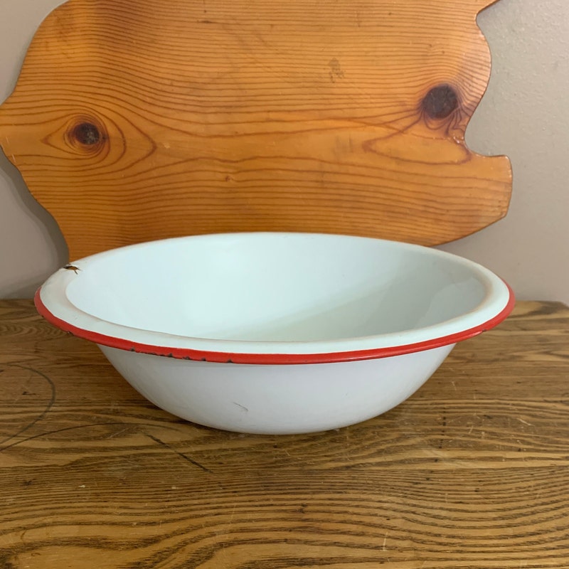 Enamel Wash Basin - Etsy