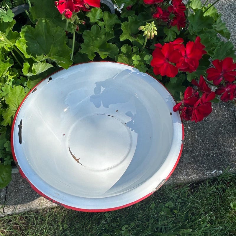 Enamel Wash Basin - Etsy