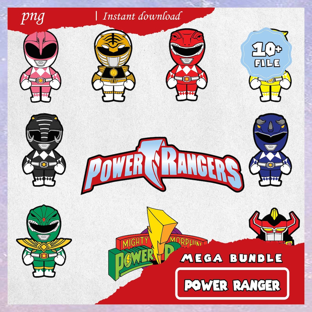 Power Ranger Chibi Bundle, Power Ranger Clipart, Fanart, Powerranger ...