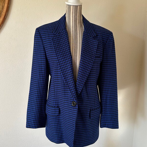 Houndstooth Blazer - Etsy