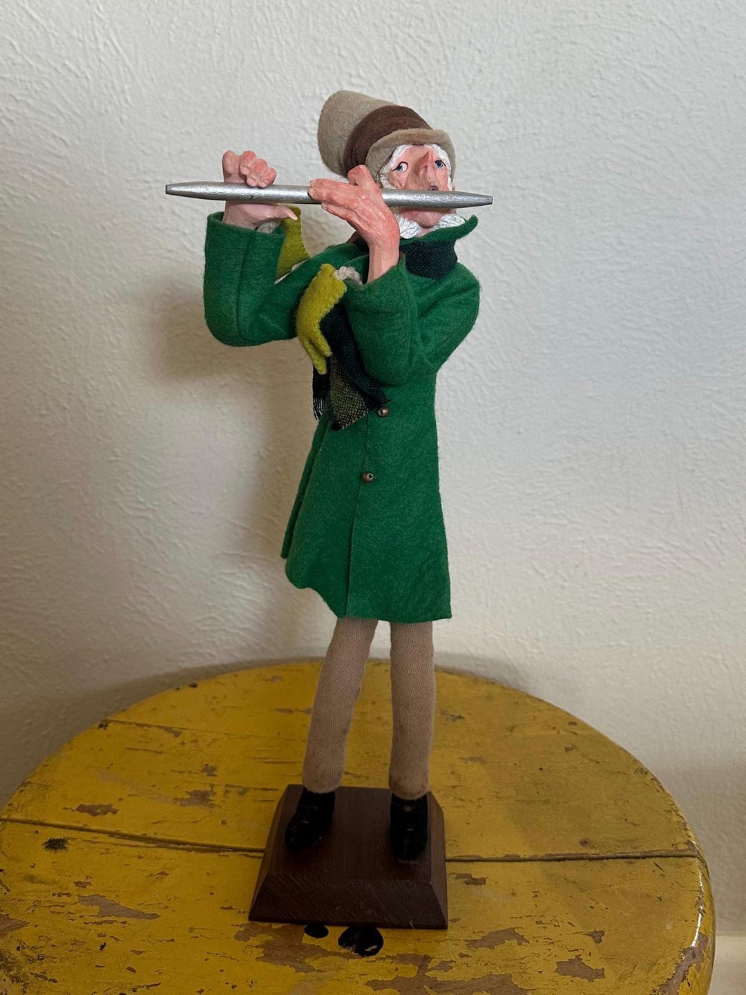 Vintage 1980 Simpich Character Doll Christmas Flute Man A Christmas ...