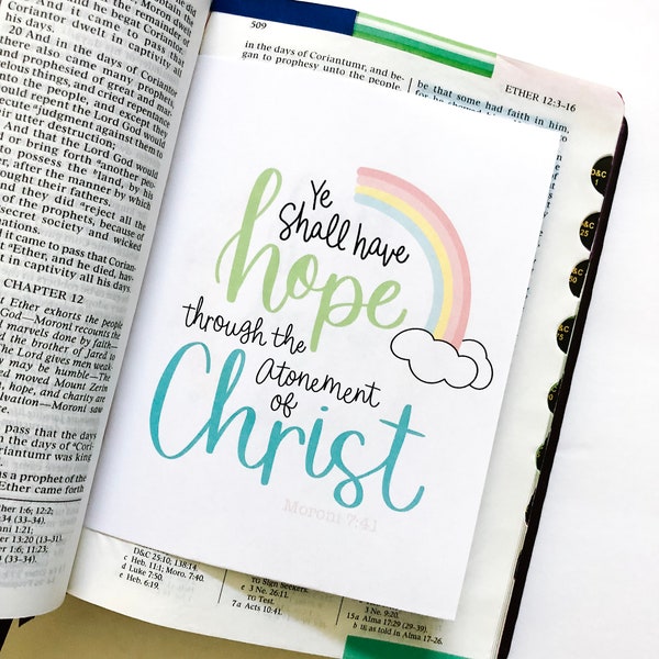 Printable Lds Scripture Stickers - Etsy