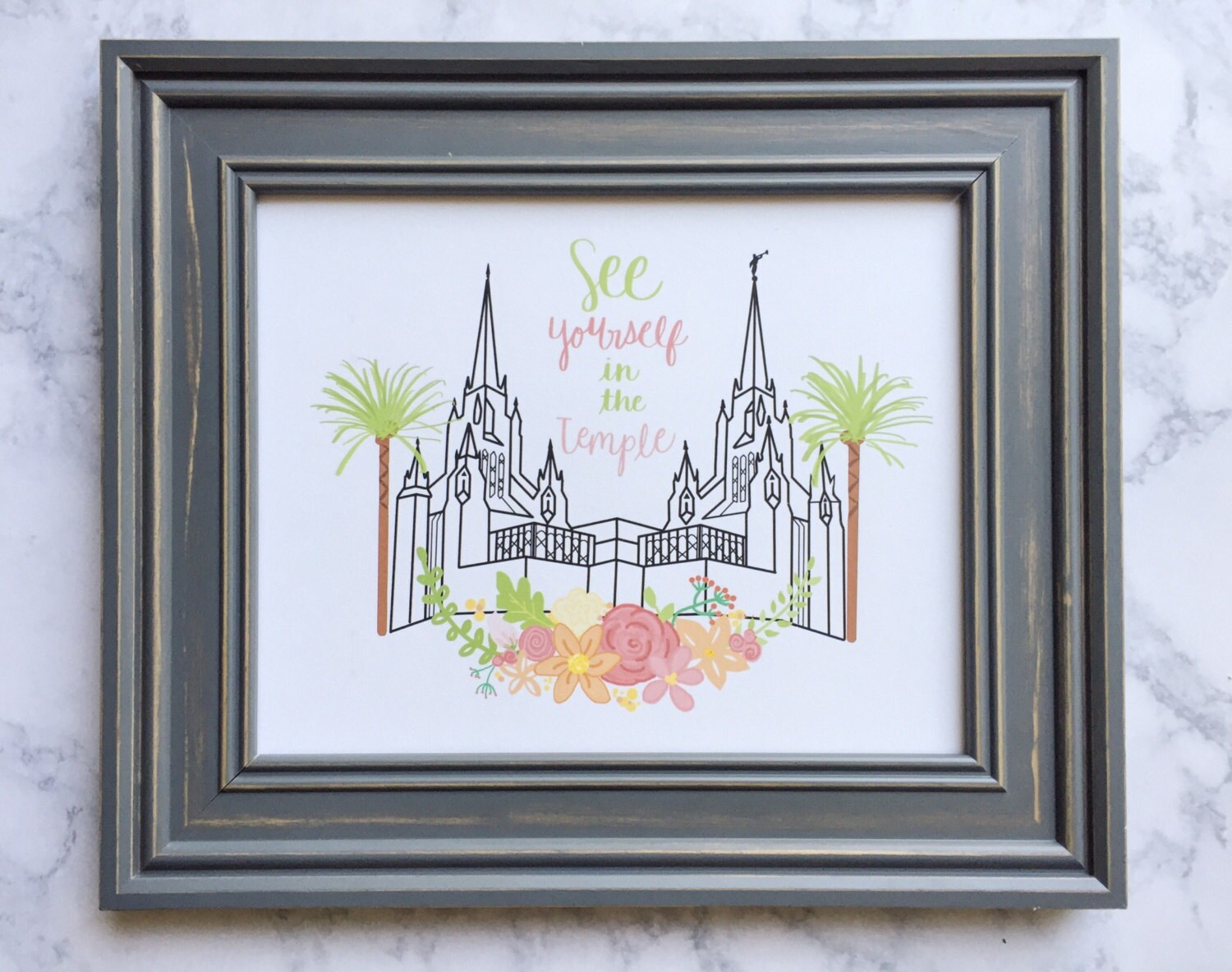 San Diego Temple // See Yourself in the Temple // Printable Graphic ...