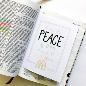 Pretty Study Sheets Scripture Glue Ins, UPLIFTED, Scripture Inserts ...