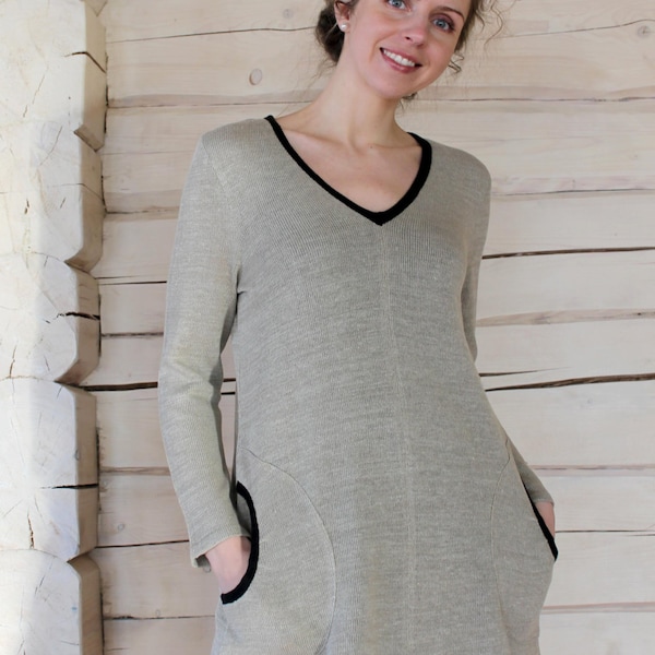 Knit Tunic Dress - Etsy