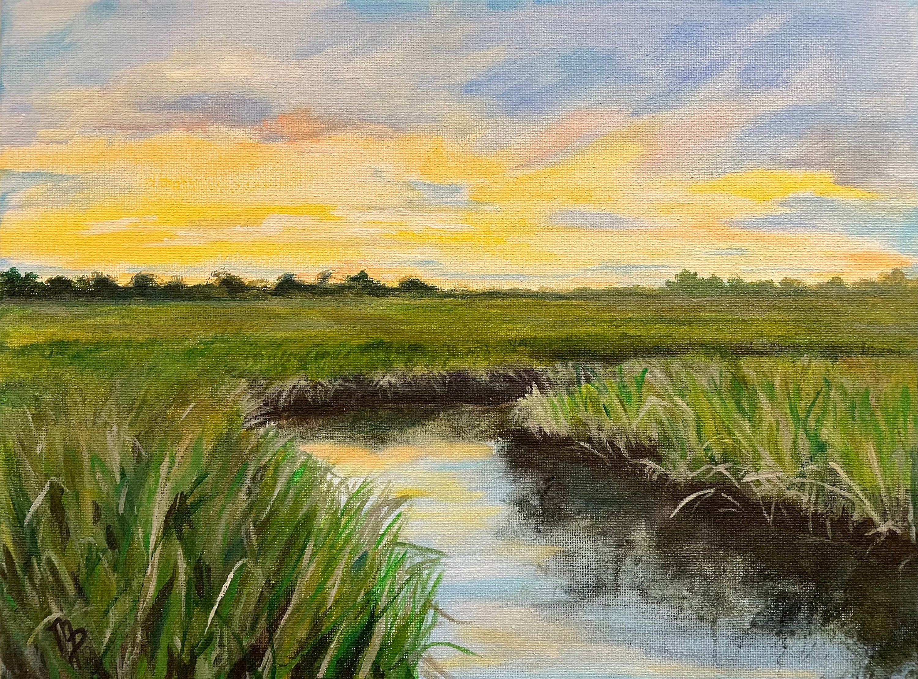 Salt Marsh Drawing