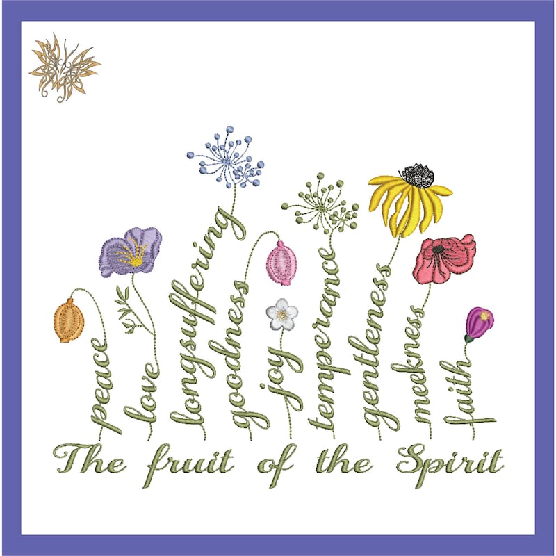 Bible Verse Embroidery - Etsy