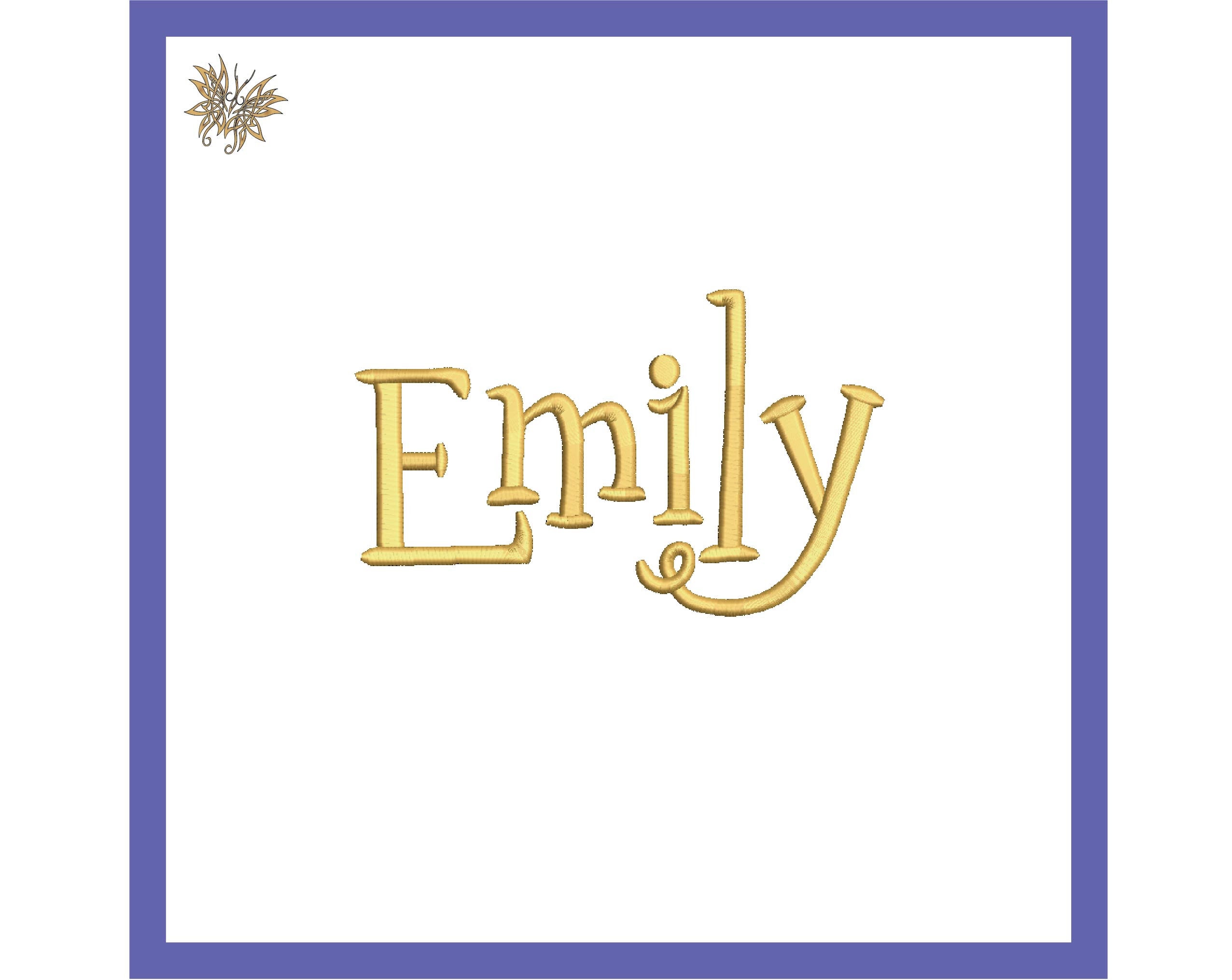 The Name Emily In Cool Letters