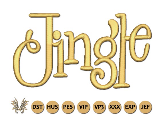 Jingle Machine Embroidery Design Mantel Pillow Farmhouse | Etsy