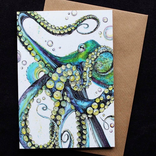 Octopus Sign Octopus Lovers Sassy Sign Home for Beach | Etsy