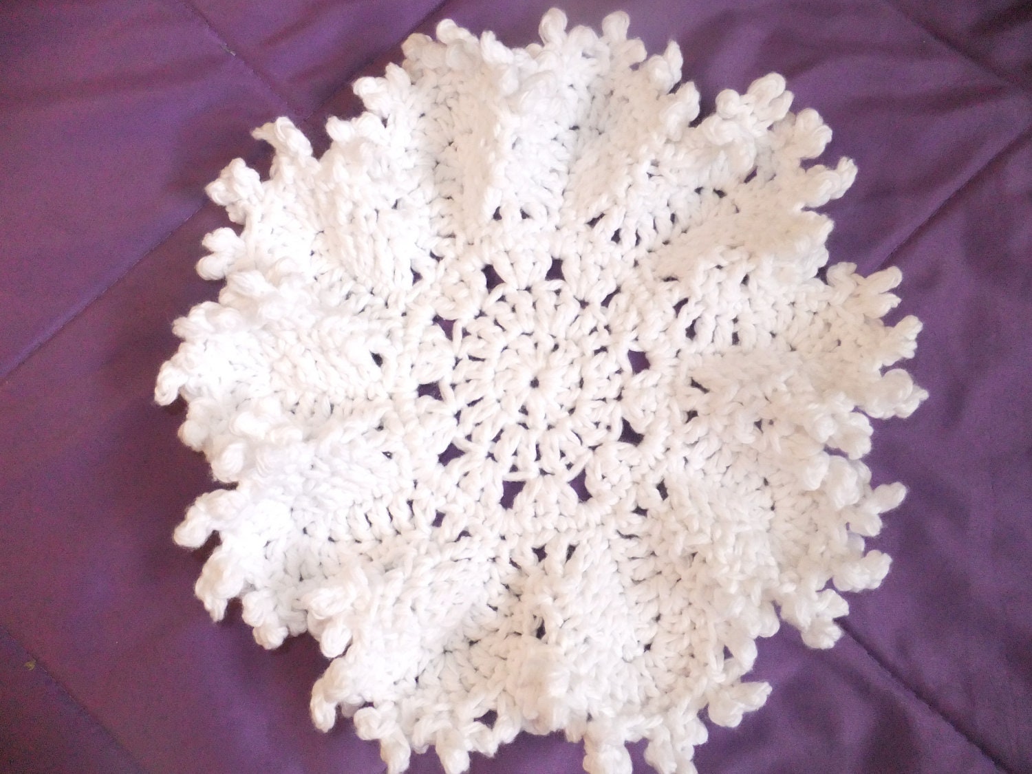 Christmas Snowflake Cluster Dishcloth Crochet Pattern - Etsy