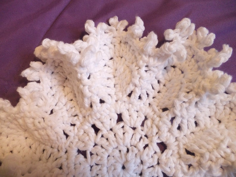 Christmas Snowflake Cluster Dishcloth Crochet Pattern - Etsy