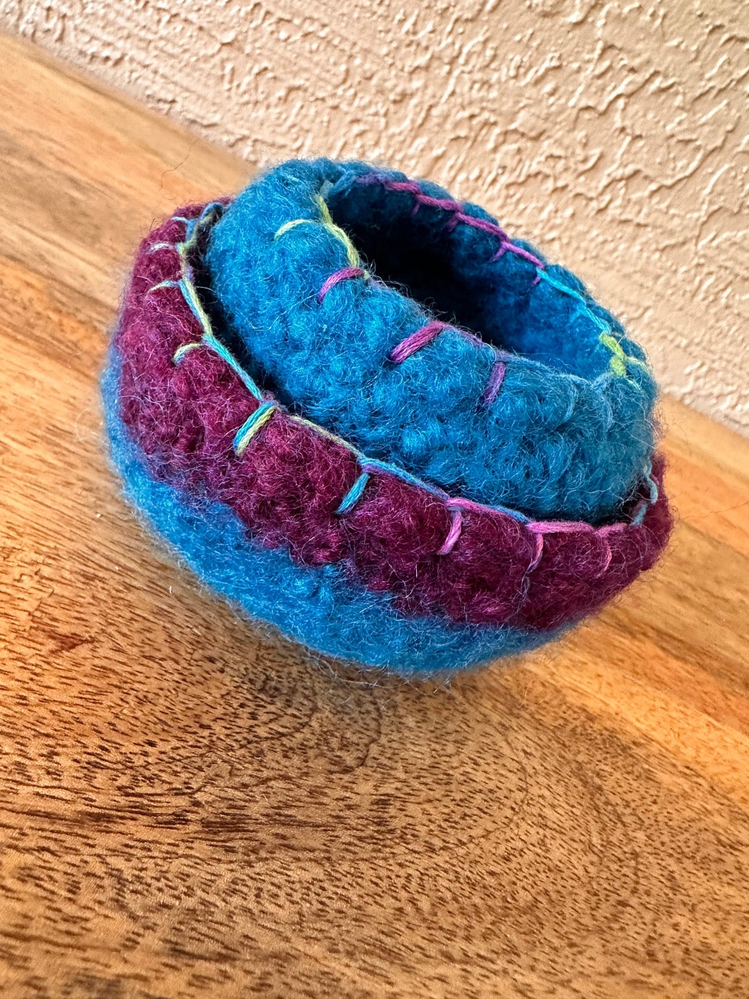 Handcrafted Felt Nesting Bowls - Etsy
