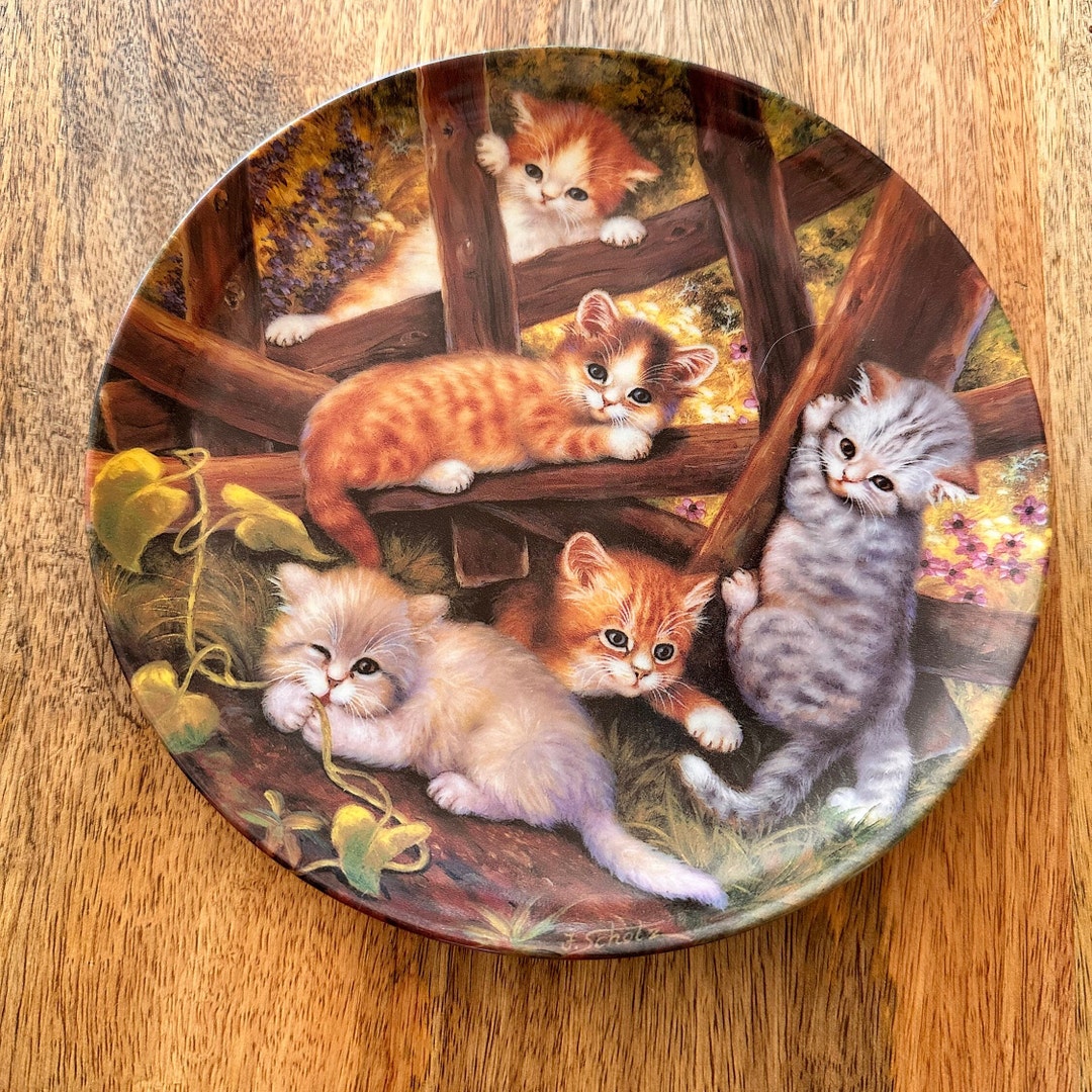 Adorable Kittens Collector Plate - Etsy