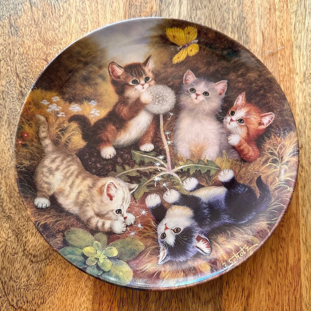 Adorable Kitten Collector Plate - Etsy