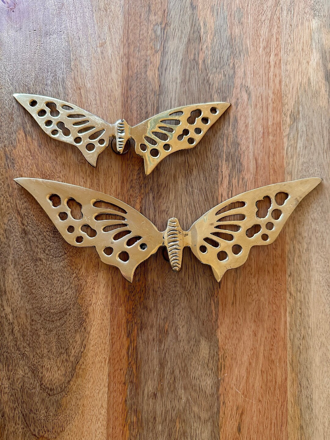 Brass Butterflies - Etsy