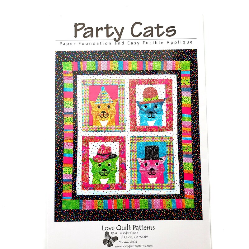 Cat Quilt Patterns - Etsy