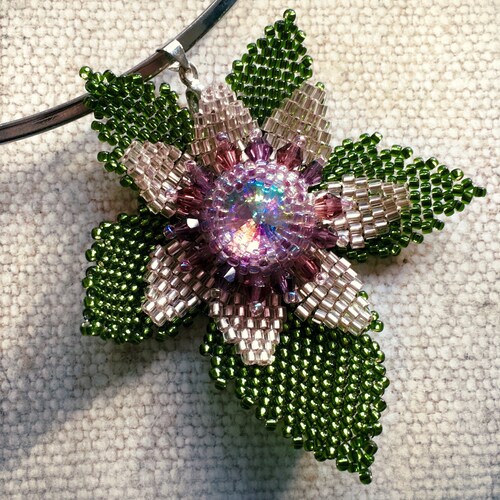 Pattern & Tutorial for Beaded Fire Flower DIY Artisan - Etsy