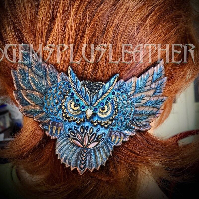 Owl Hair Clip - Etsy