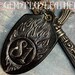 Raven Key Holder Hand Tooled Leather Key Fob Original - Etsy