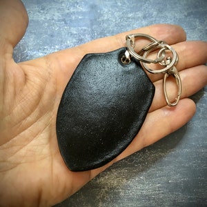 Tooled Leather Raven Key Holder - Hand Tooled Leather Key Fob ...
